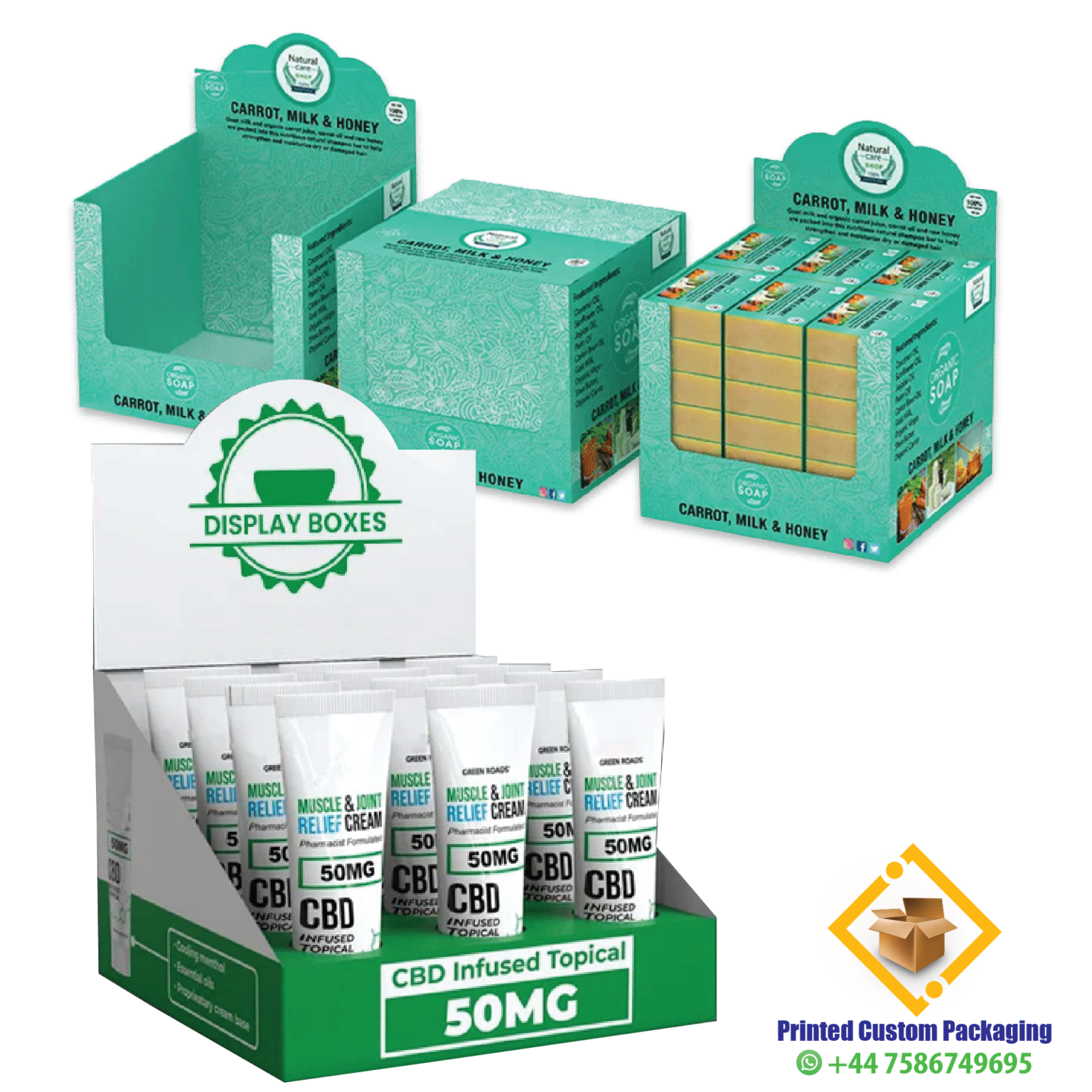 Display Boxes - Printed Custom Packaging